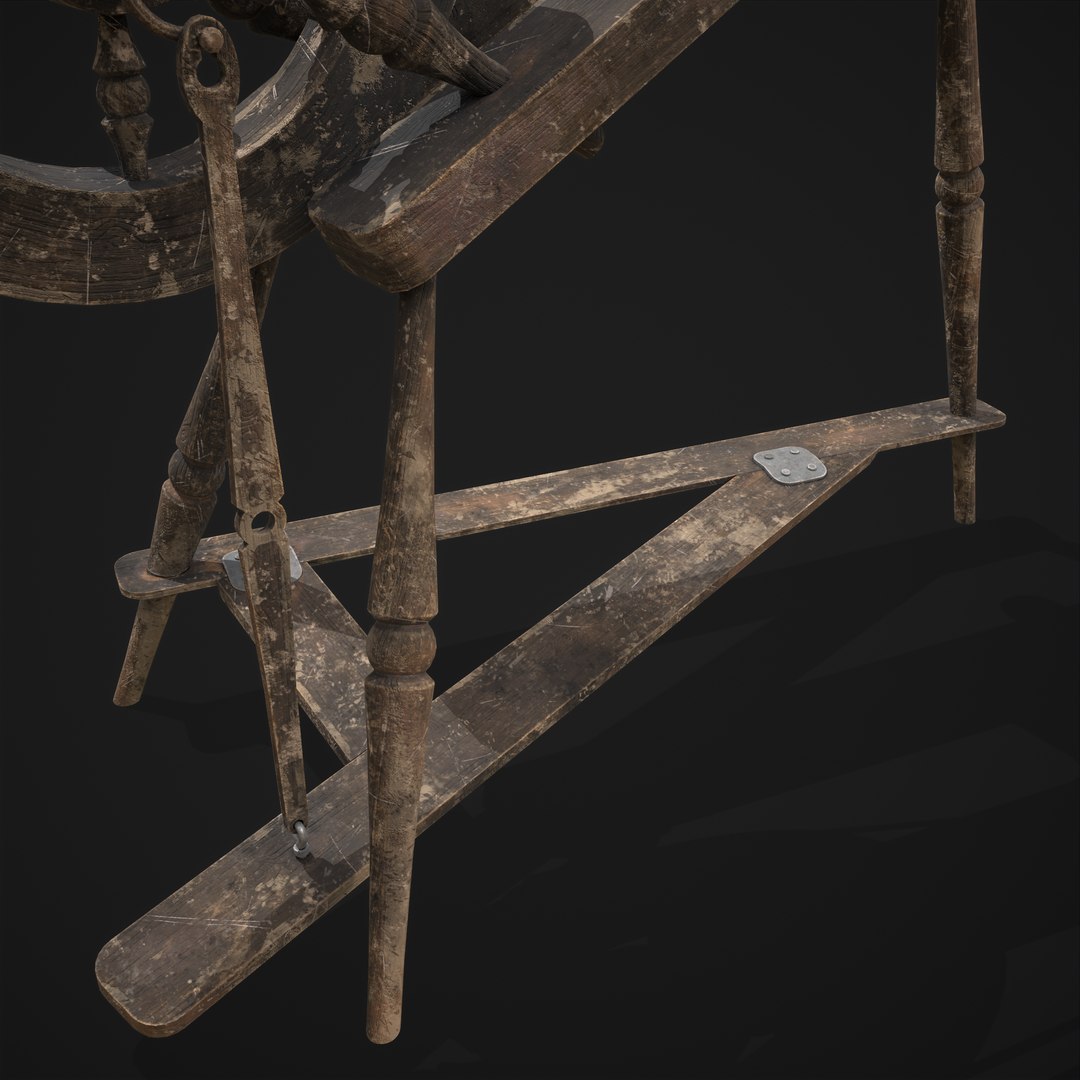 Spinning Wheel 3D model - TurboSquid 1817661