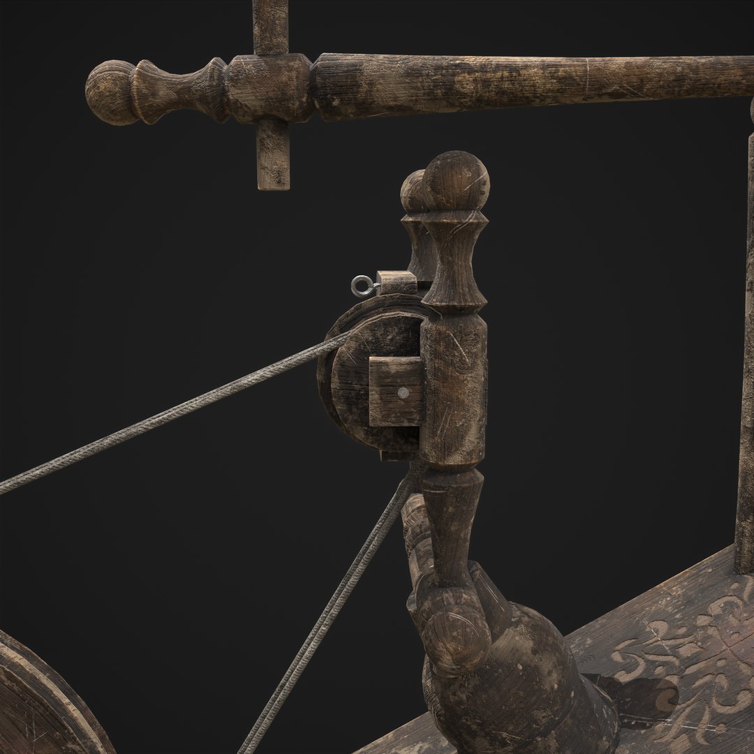 Spinning Wheel 3D Model - TurboSquid 1817661
