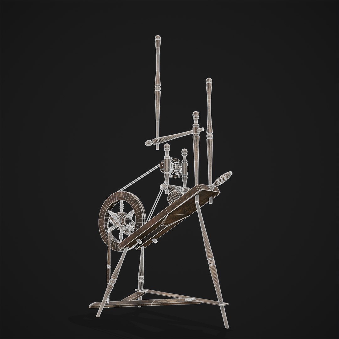 Spinning Wheel 3D Model - TurboSquid 1817661