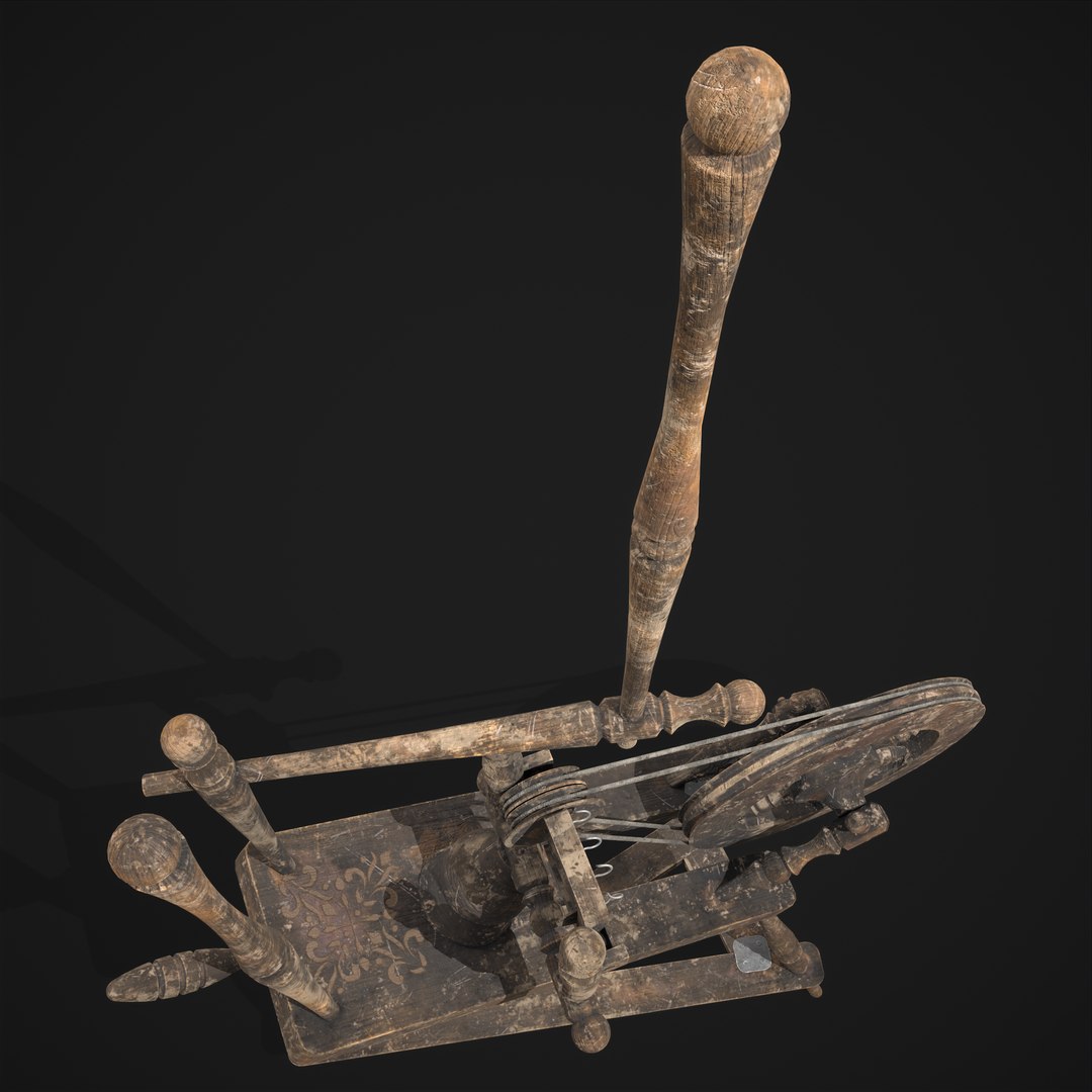 Spinning Wheel 3D model - TurboSquid 1817661