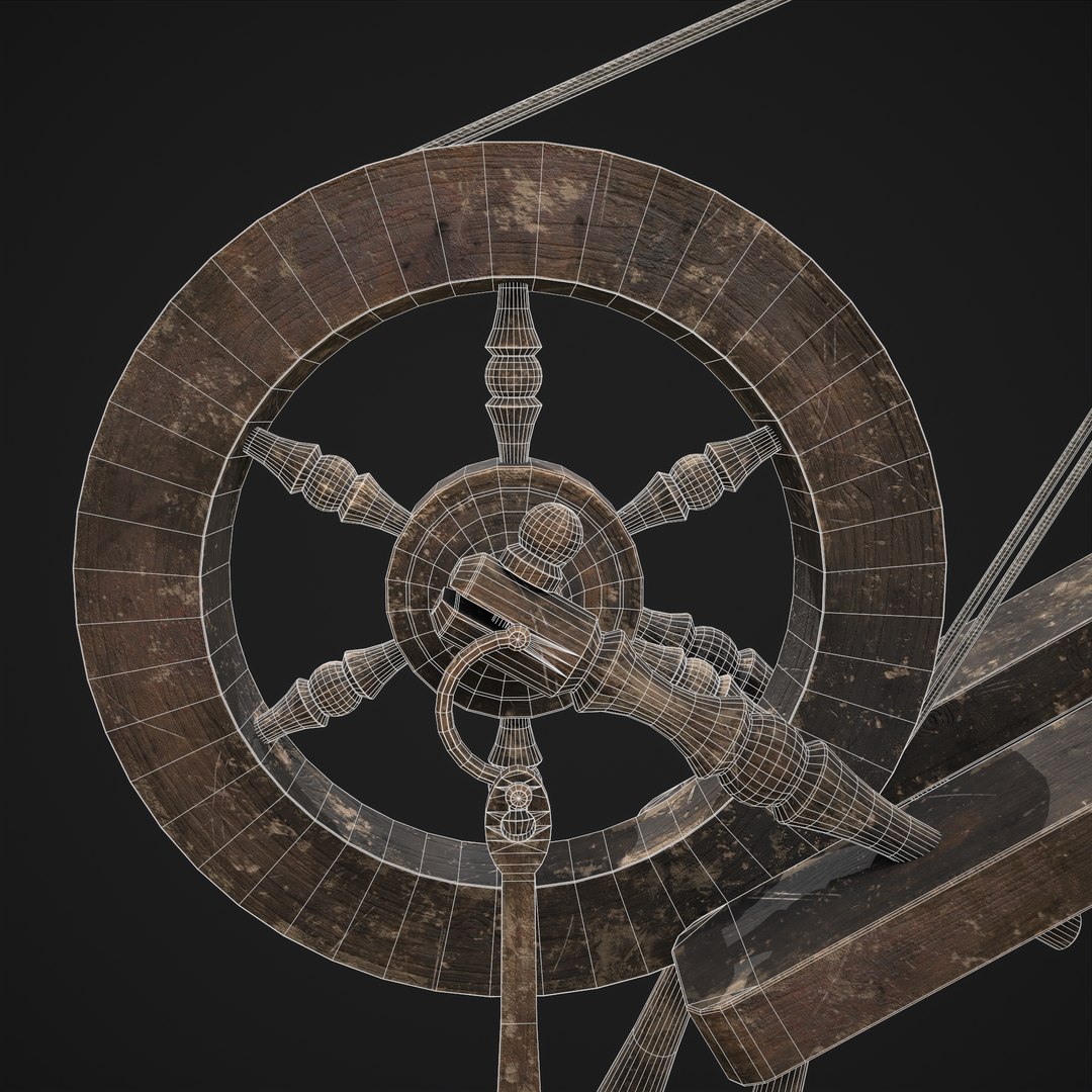 Spinning Wheel 3D model - TurboSquid 1817661