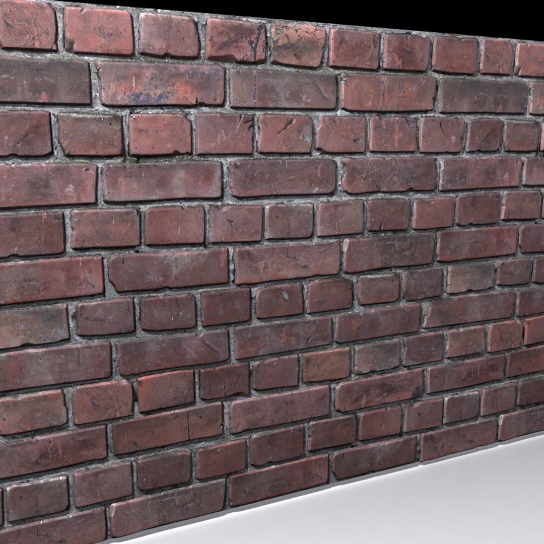 3d Model Brick Wall 05