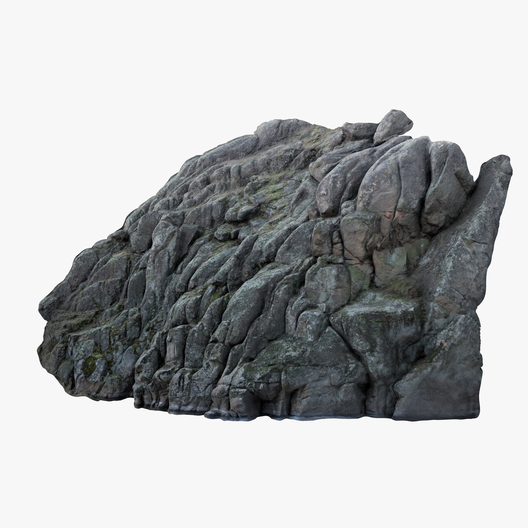 Stone cliff 3D - TurboSquid 1230678