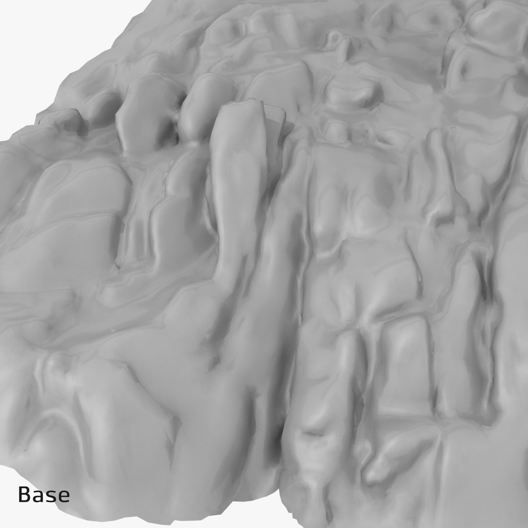 Stone Cliff 3D - TurboSquid 1230678