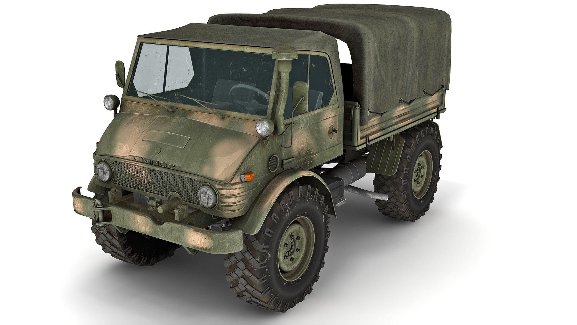Unimog Army Truck 3D Model - TurboSquid 1462997
