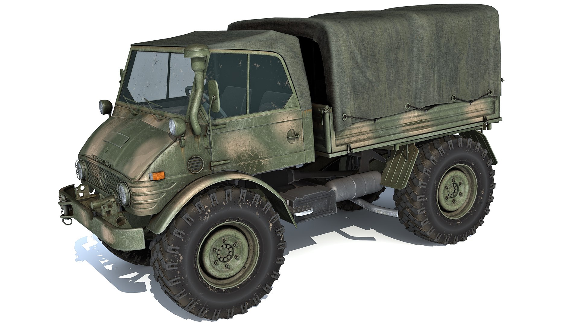 Unimog Army Truck 3D Model - TurboSquid 1462997