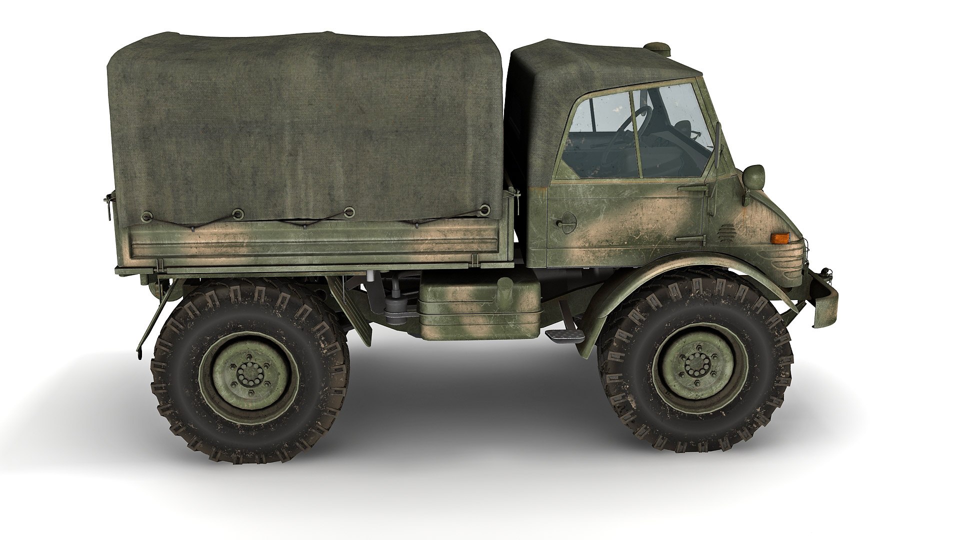 Unimog Army Truck 3D Model - TurboSquid 1462997