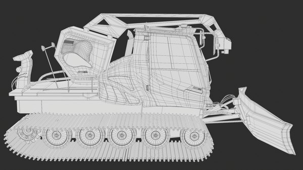 3D groomer pistenbully 600 model - TurboSquid 1711352