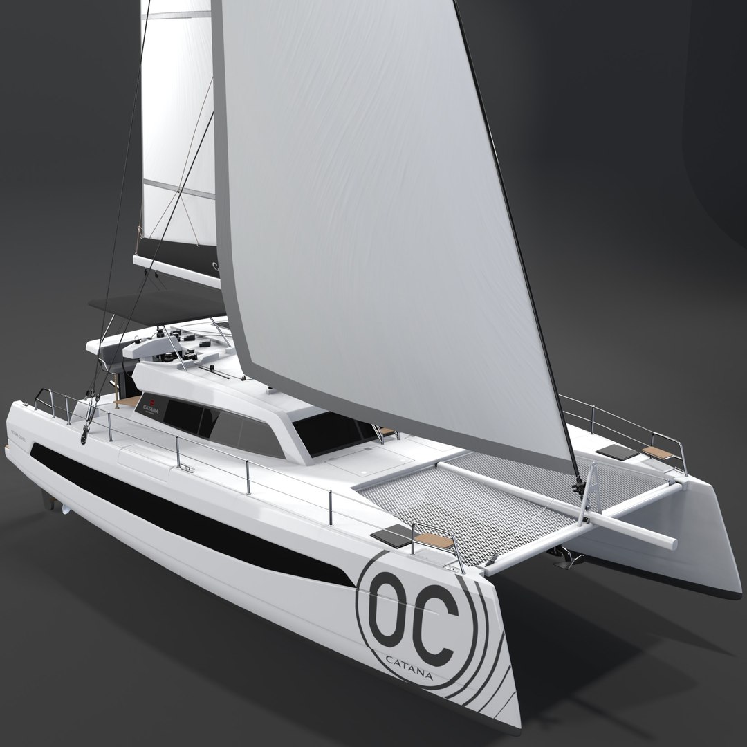 Catana Ocean Class 50 3D Catamaran 3D - TurboSquid 2138249