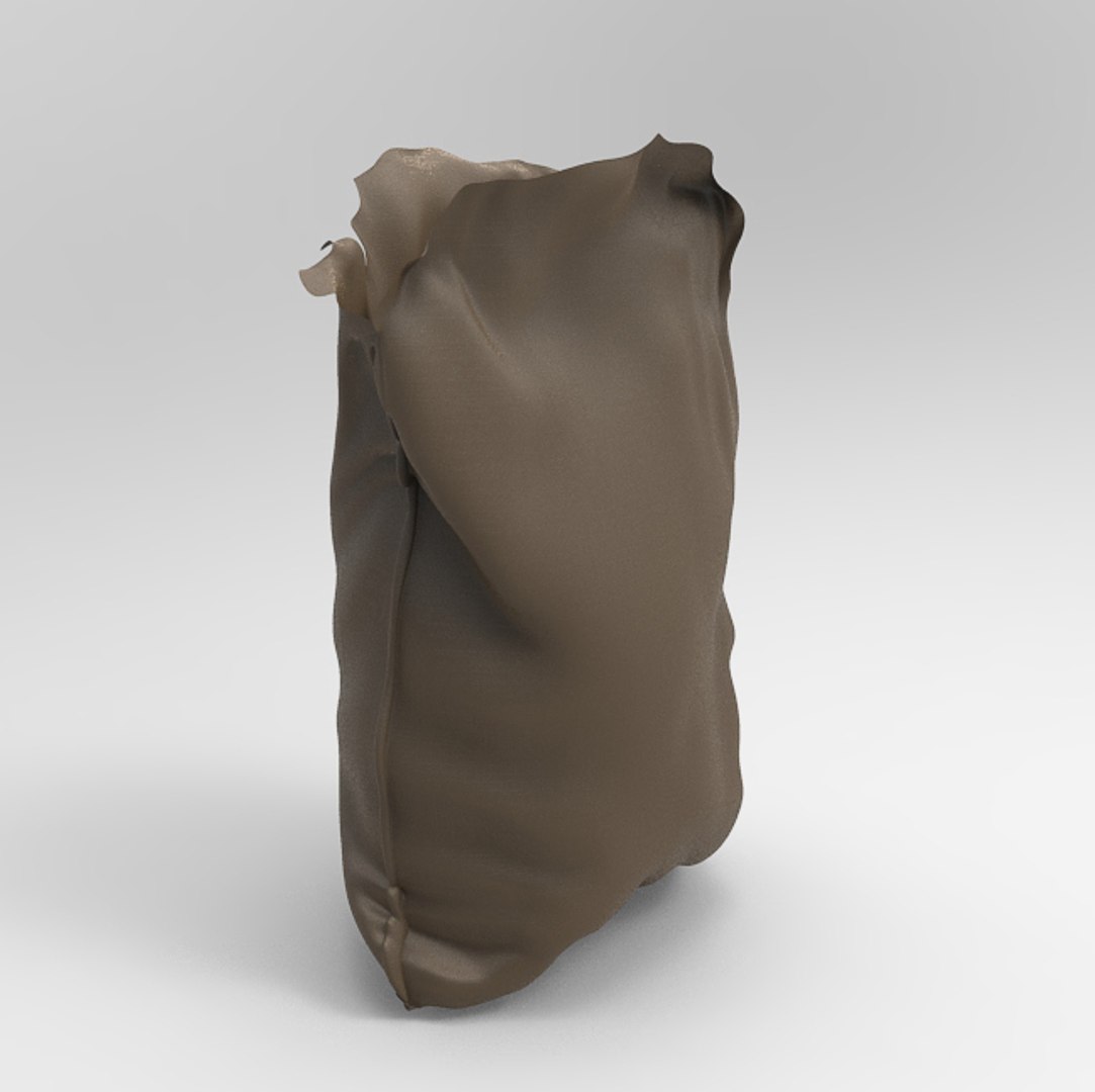 3d Model Sandbag Sand Open