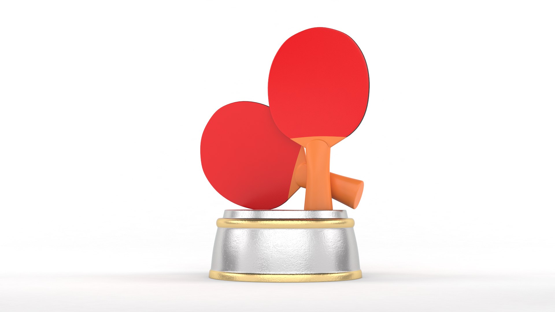 Ping Pong Trophy 3D Model - TurboSquid 1774145