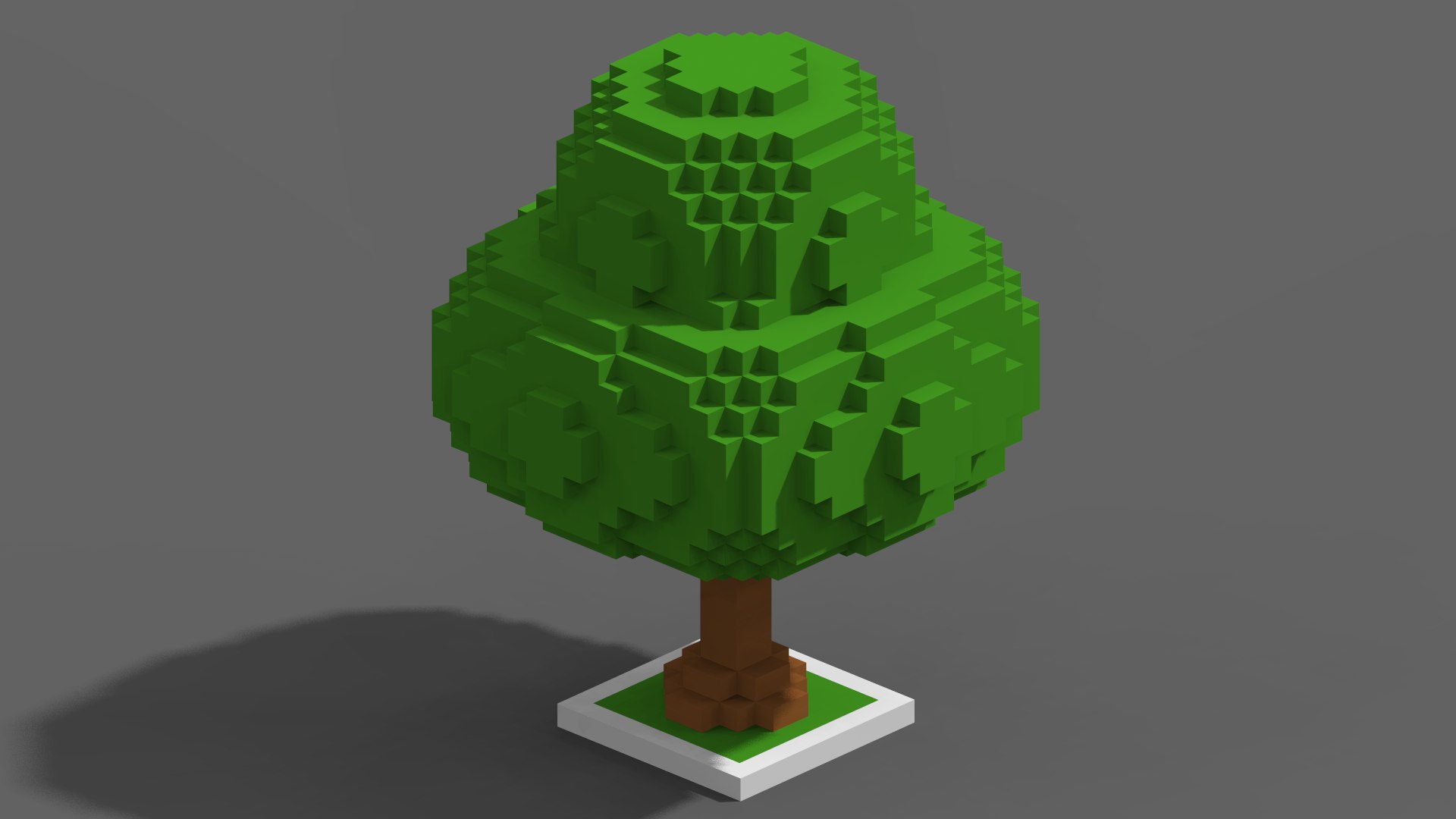 Voxel tree model - TurboSquid 1353203