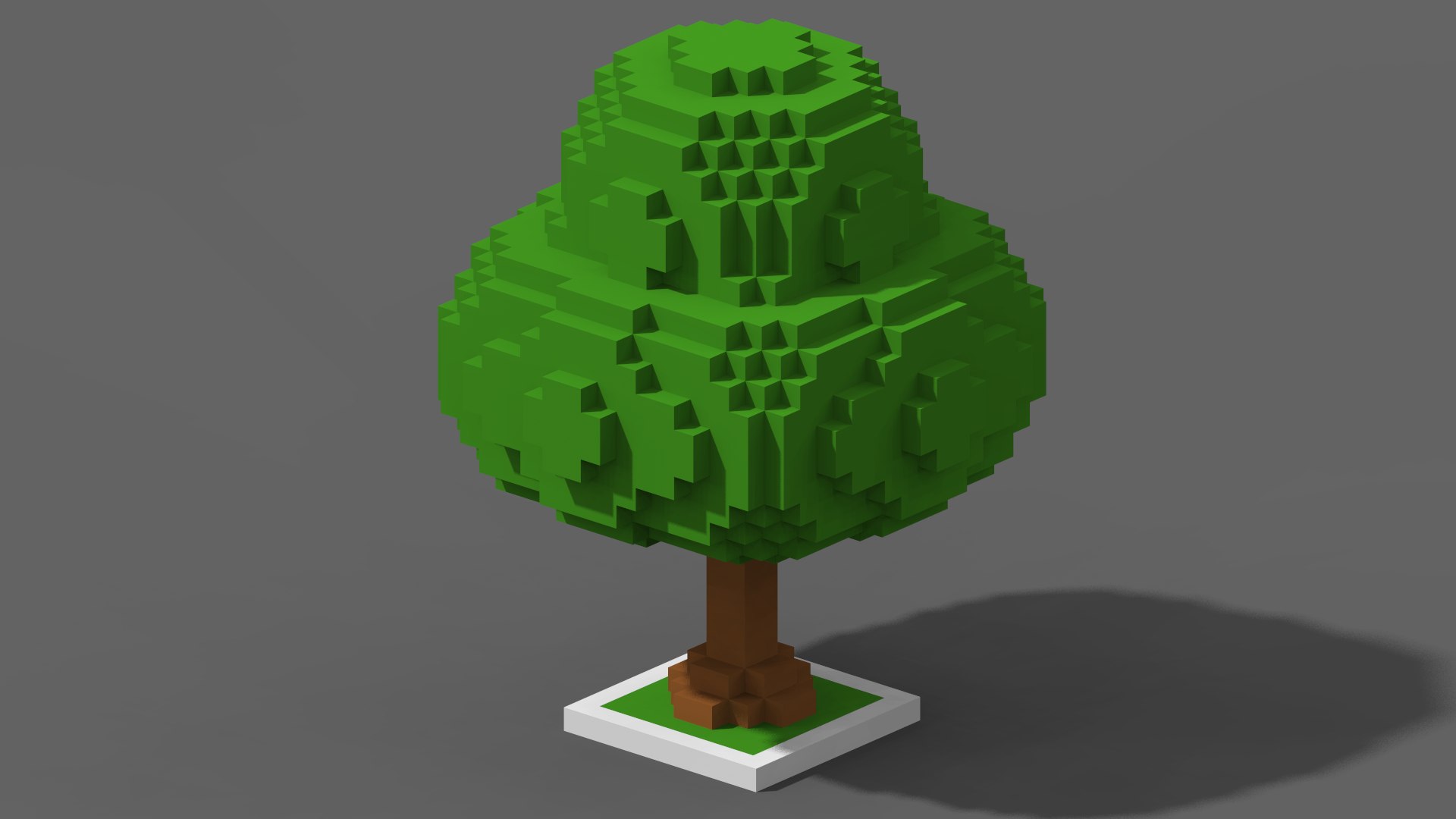 Voxel tree model - TurboSquid 1353203