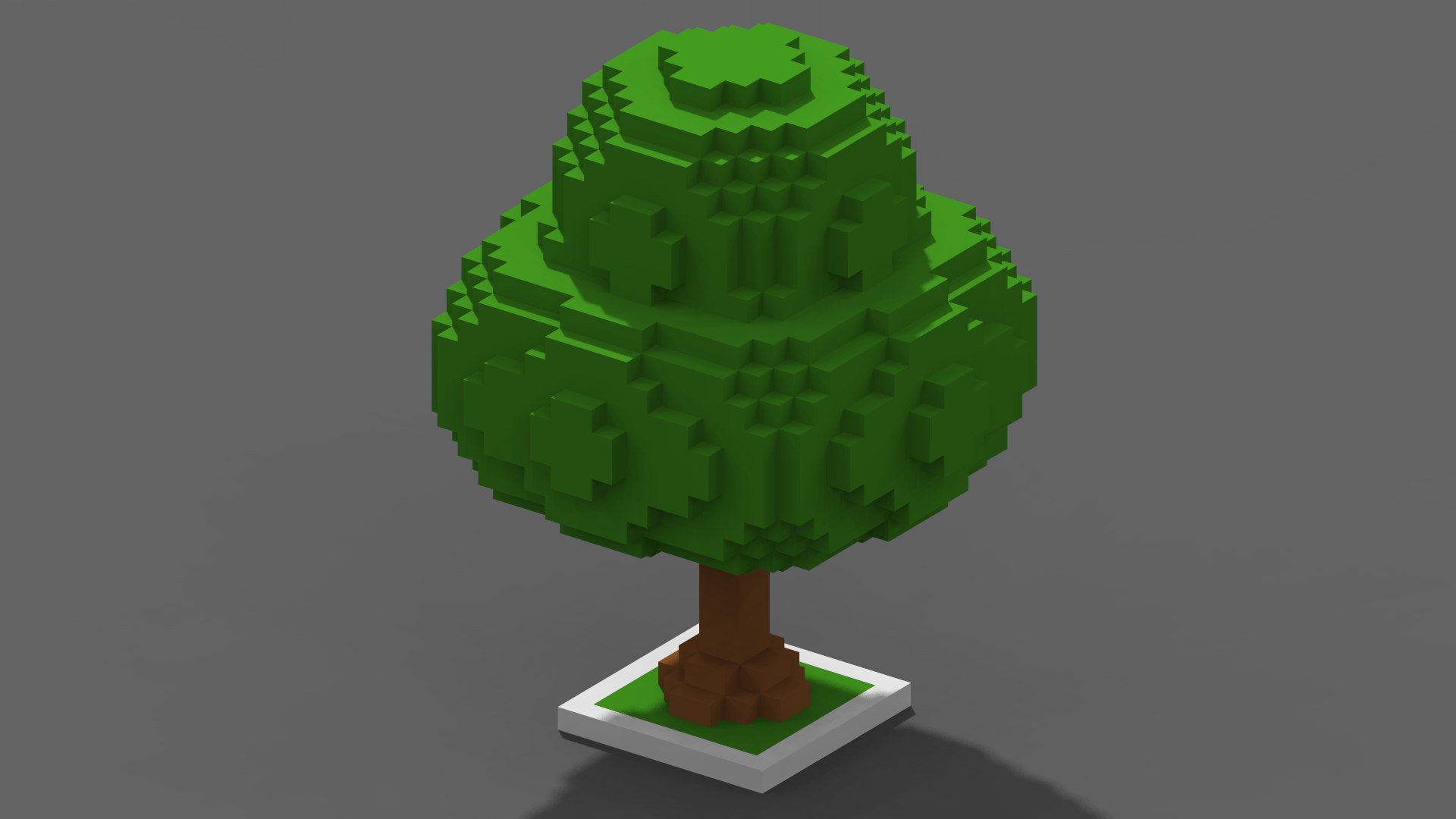 Voxel tree model - TurboSquid 1353203