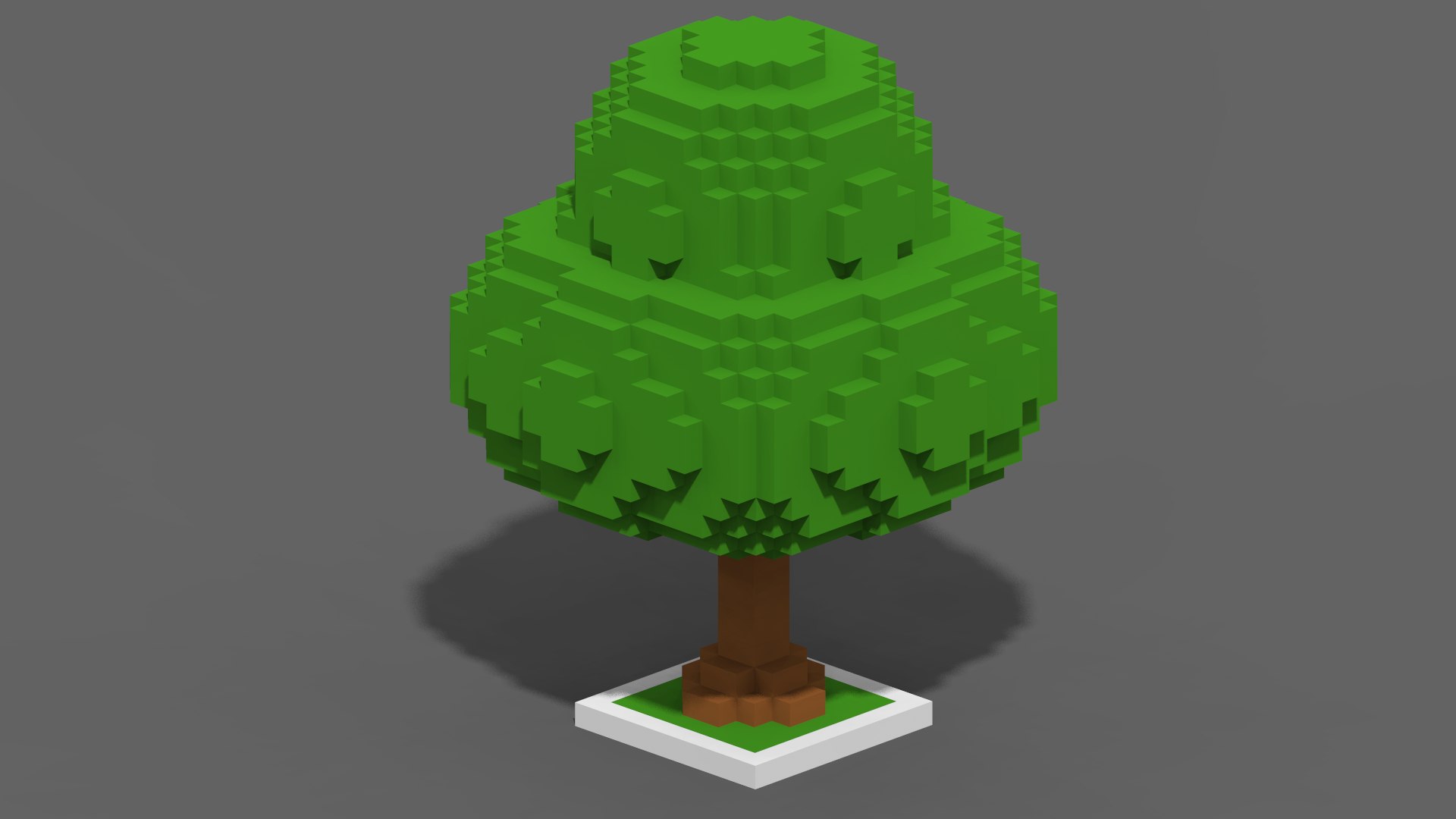 Voxel tree model - TurboSquid 1353203