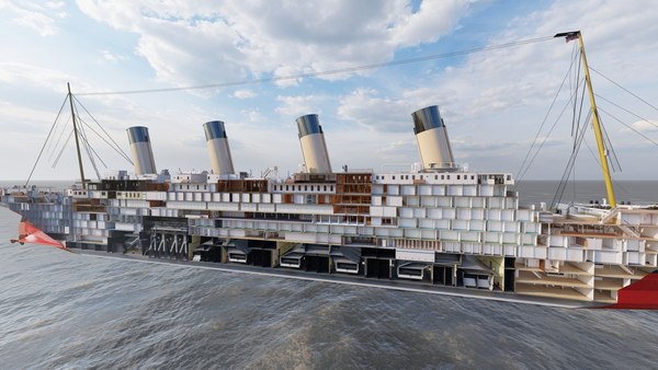 modelo 3d Titanic con interior completo - TurboSquid 2277018