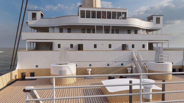 modelo 3d Titanic con interior completo - TurboSquid 2277018