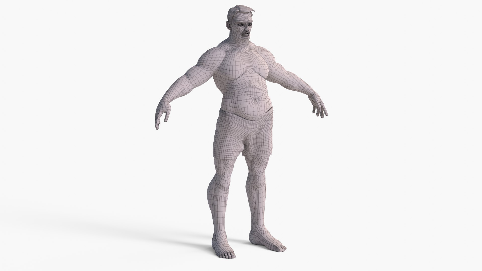 Stylized Human Male Corpulent 3D model - TurboSquid 1959382