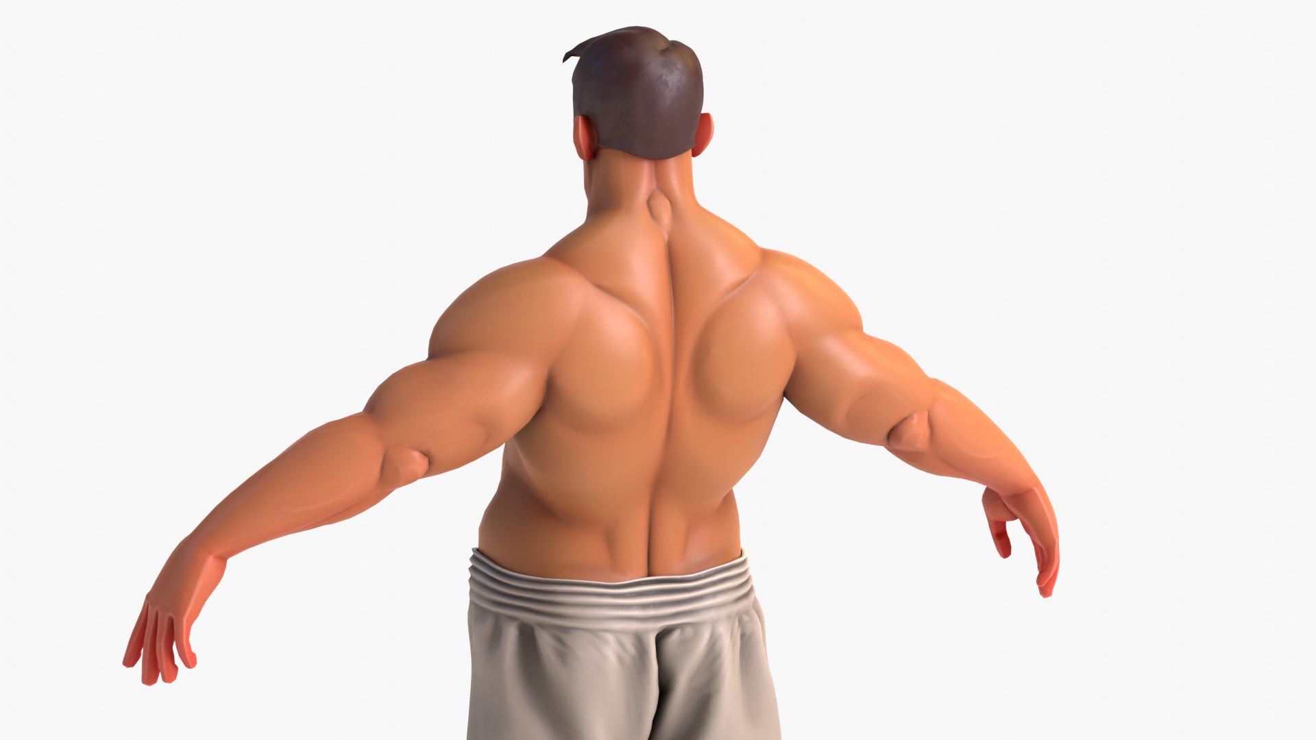 Stylized Human Male Corpulent 3D model - TurboSquid 1959382