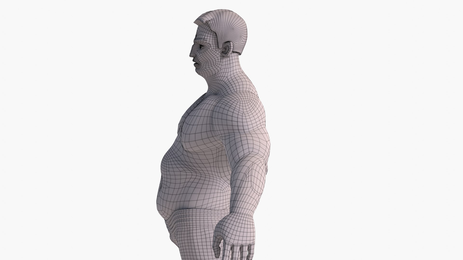 Stylized Human Male Corpulent 3D model - TurboSquid 1959382
