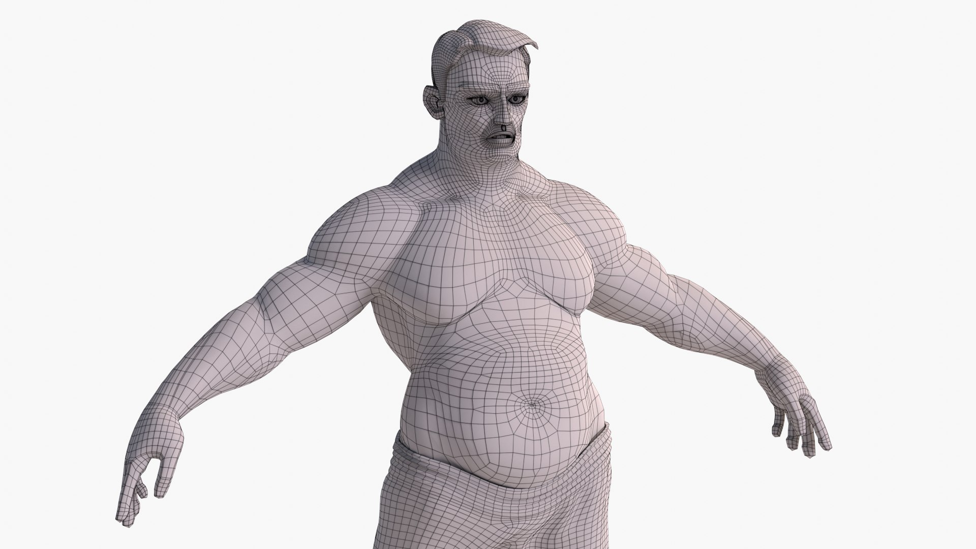 Stylized Human Male Corpulent 3D model - TurboSquid 1959382