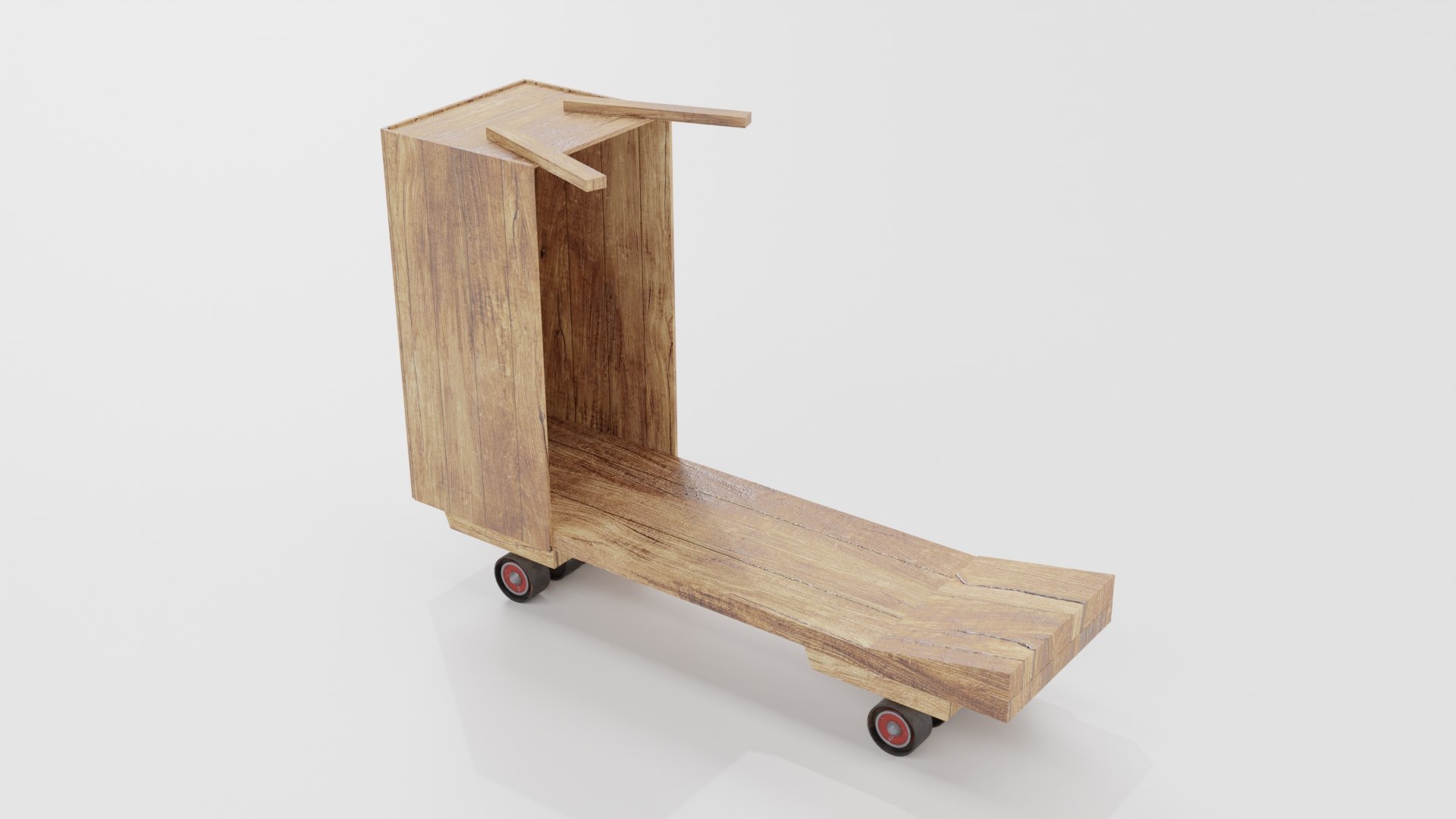 Primitive Hoverboard 1955 - Back To The Future 3D Model - TurboSquid ...