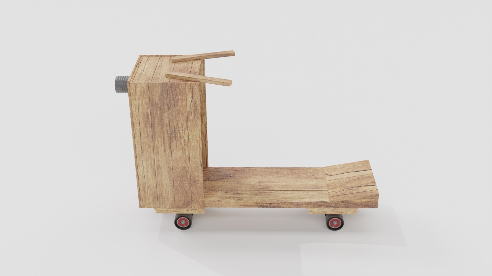 Primitive Hoverboard 1955 - Back To The Future 3D Model - TurboSquid ...