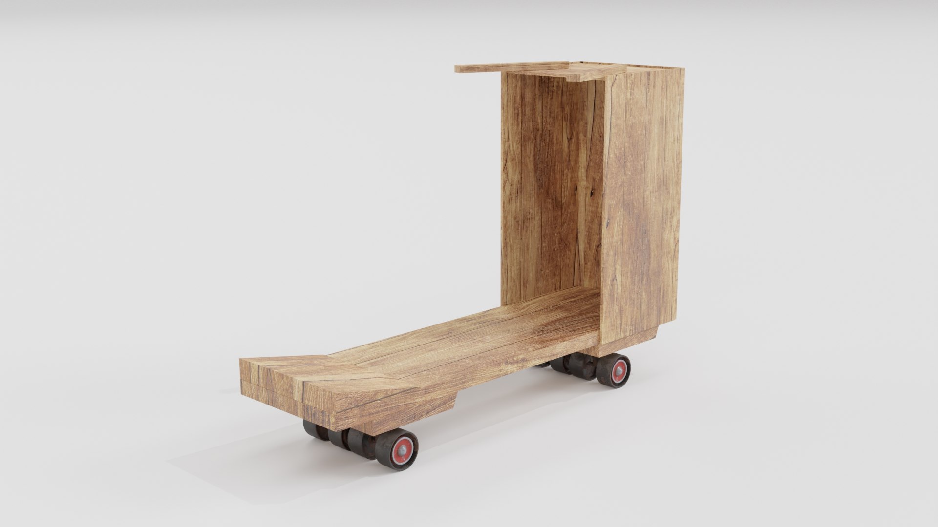Primitive Hoverboard 1955 - Back To The Future 3D Model - TurboSquid ...