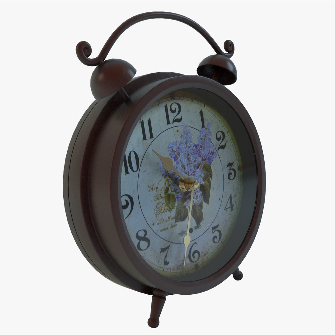 3d Clock Table Time