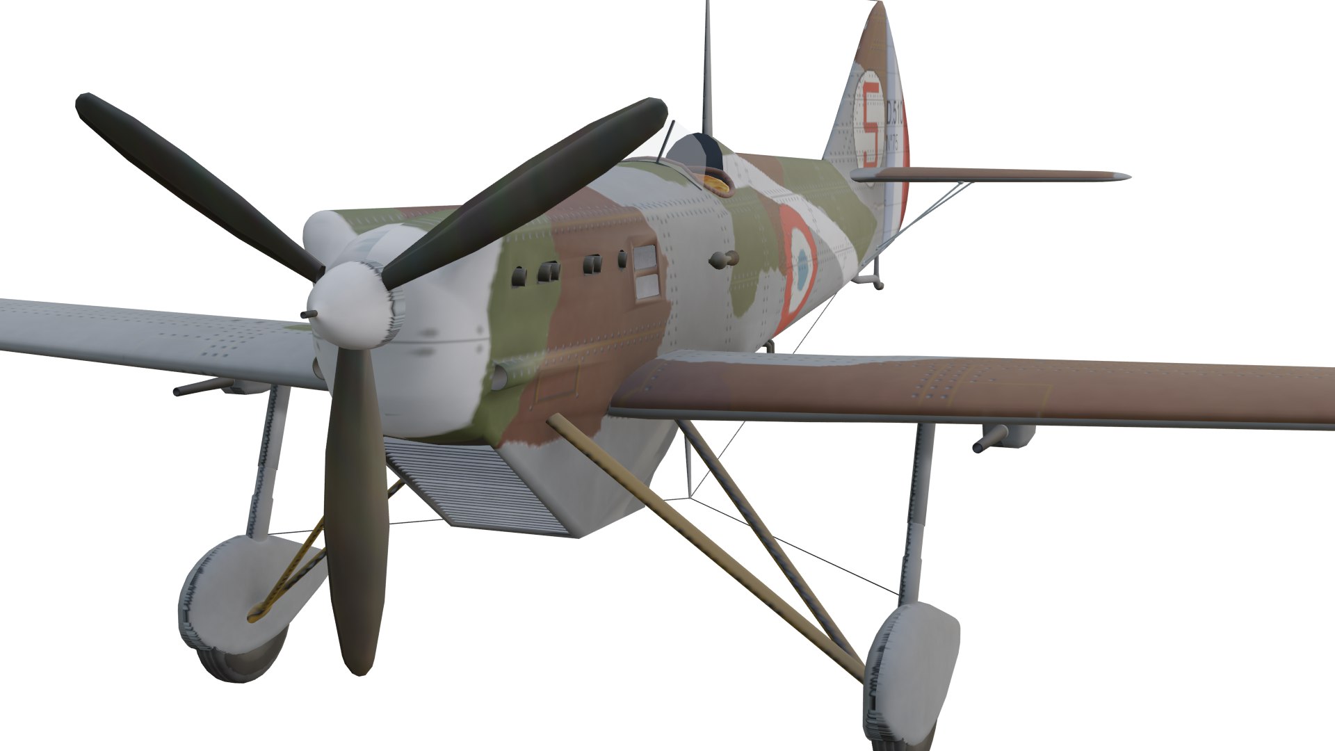 3D Dewoitine D510 Model - TurboSquid 2349810