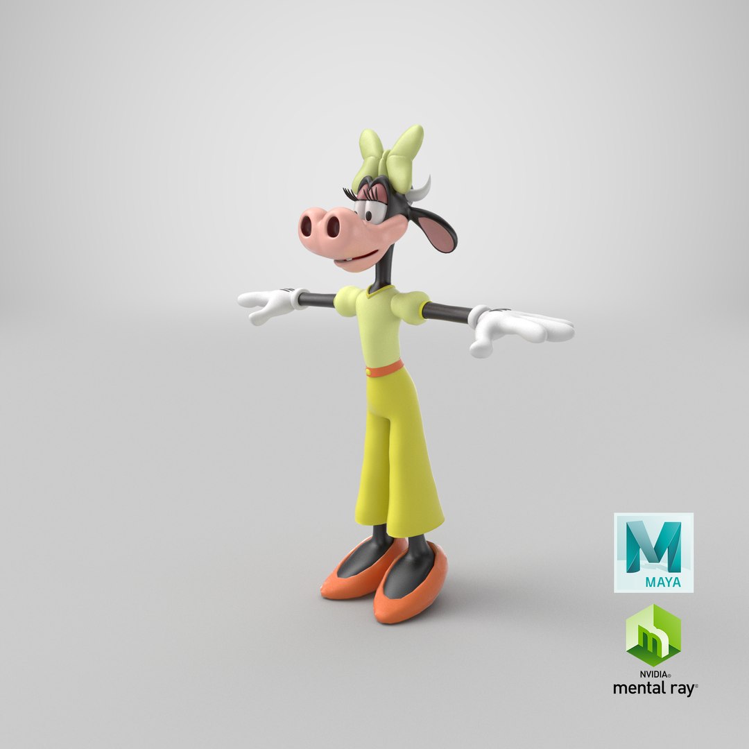 Clarabelle Cow 3D Model - TurboSquid 1562517