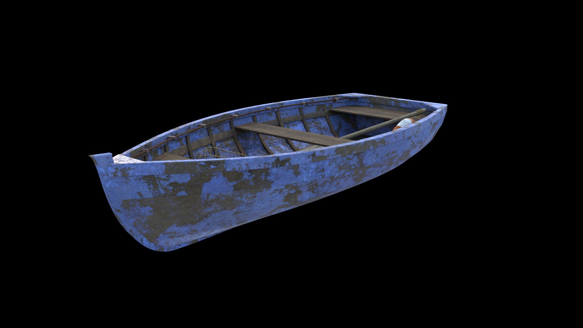 3D Old Boat Model - TurboSquid 1972399