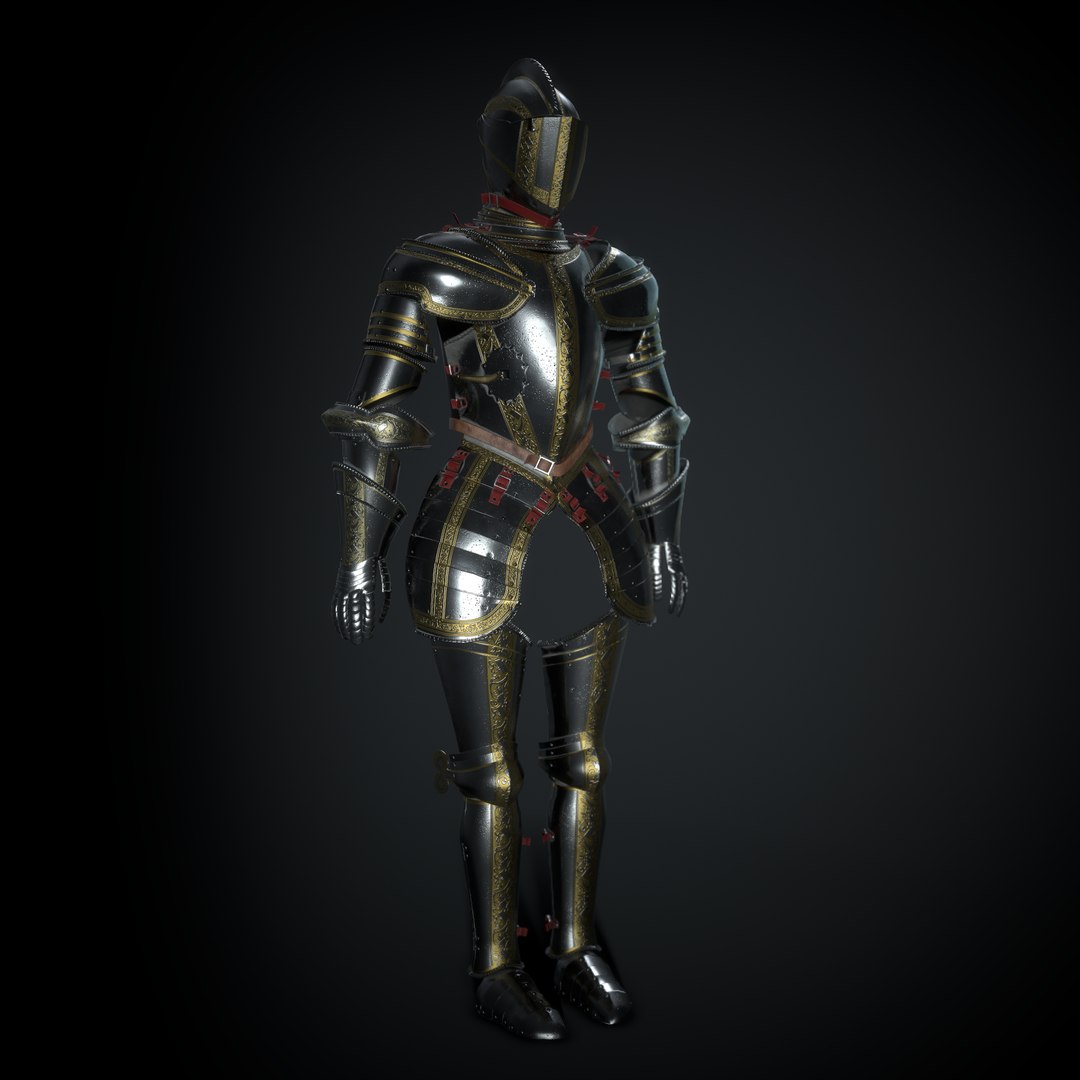 Armor medieval 3D model - TurboSquid 1709477