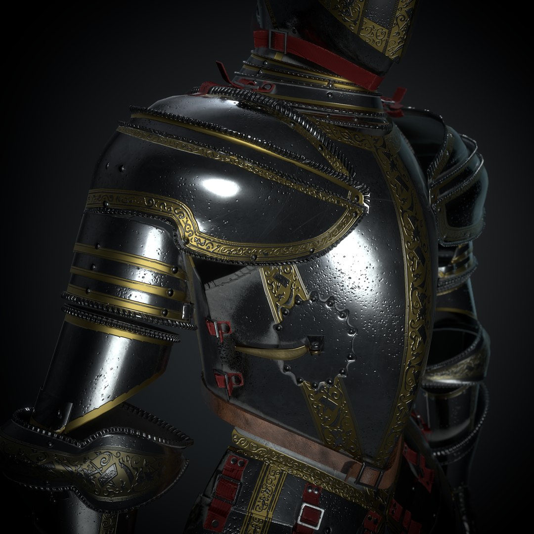 Armor medieval 3D model - TurboSquid 1709477