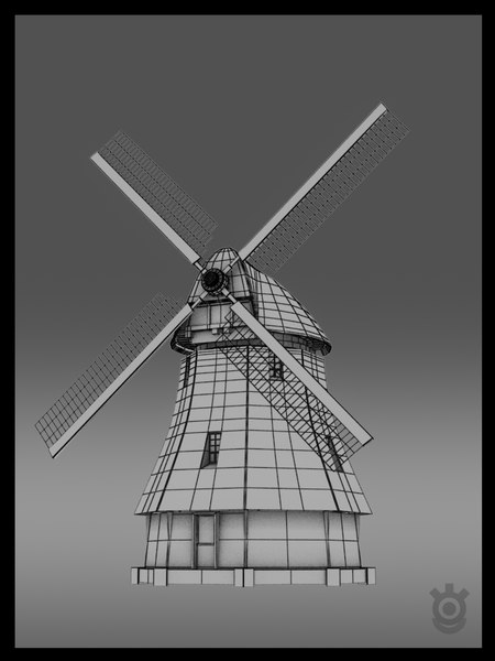 3d windmill