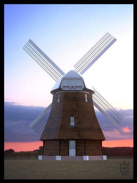 3d windmill