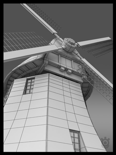 3d windmill