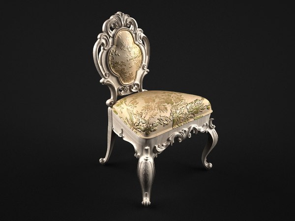 3d model of classic chair