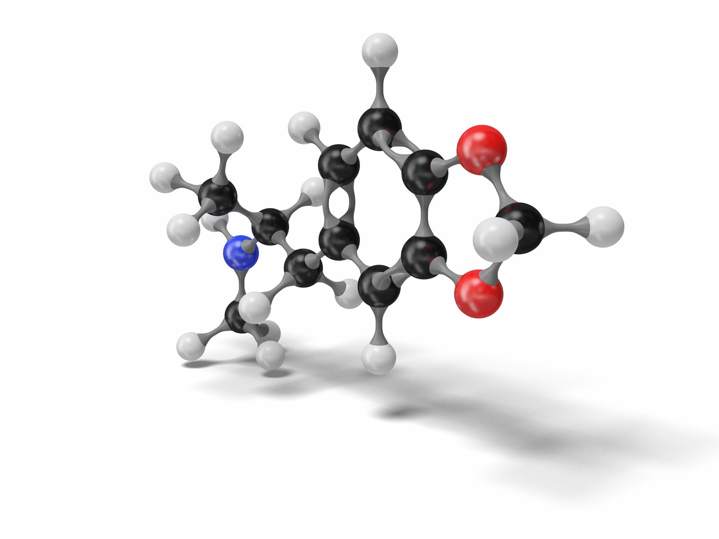 Mdma Molecule C11h15no2 Modeled 3D Model - TurboSquid 1545425
