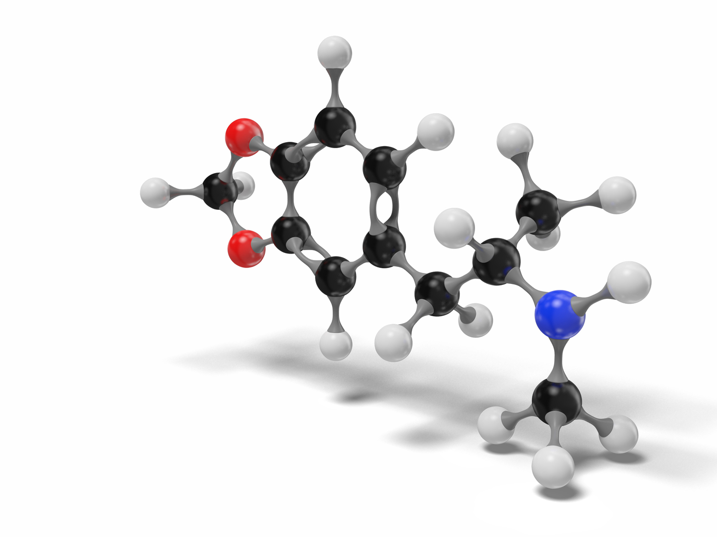 Mdma Molecule C11h15no2 Modeled 3D Model - TurboSquid 1545425