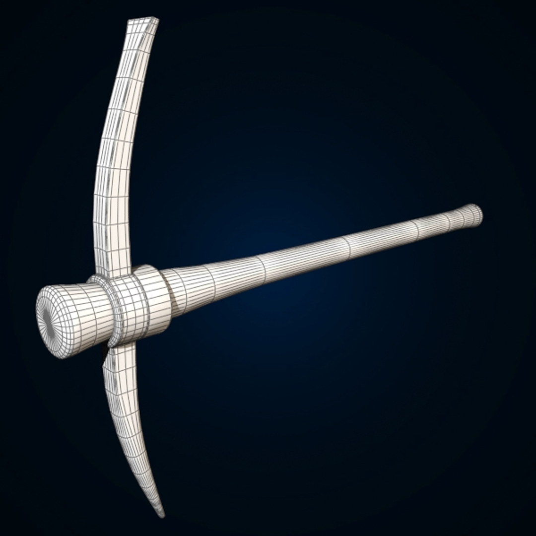 pickaxe pick axe 3d max