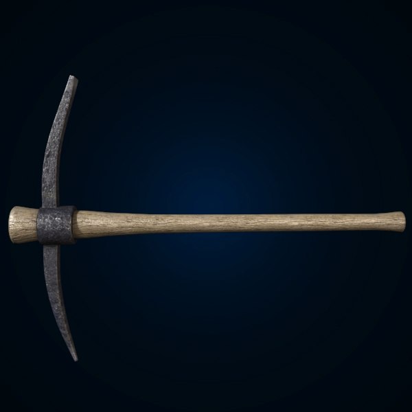 pickaxe pick axe 3d max