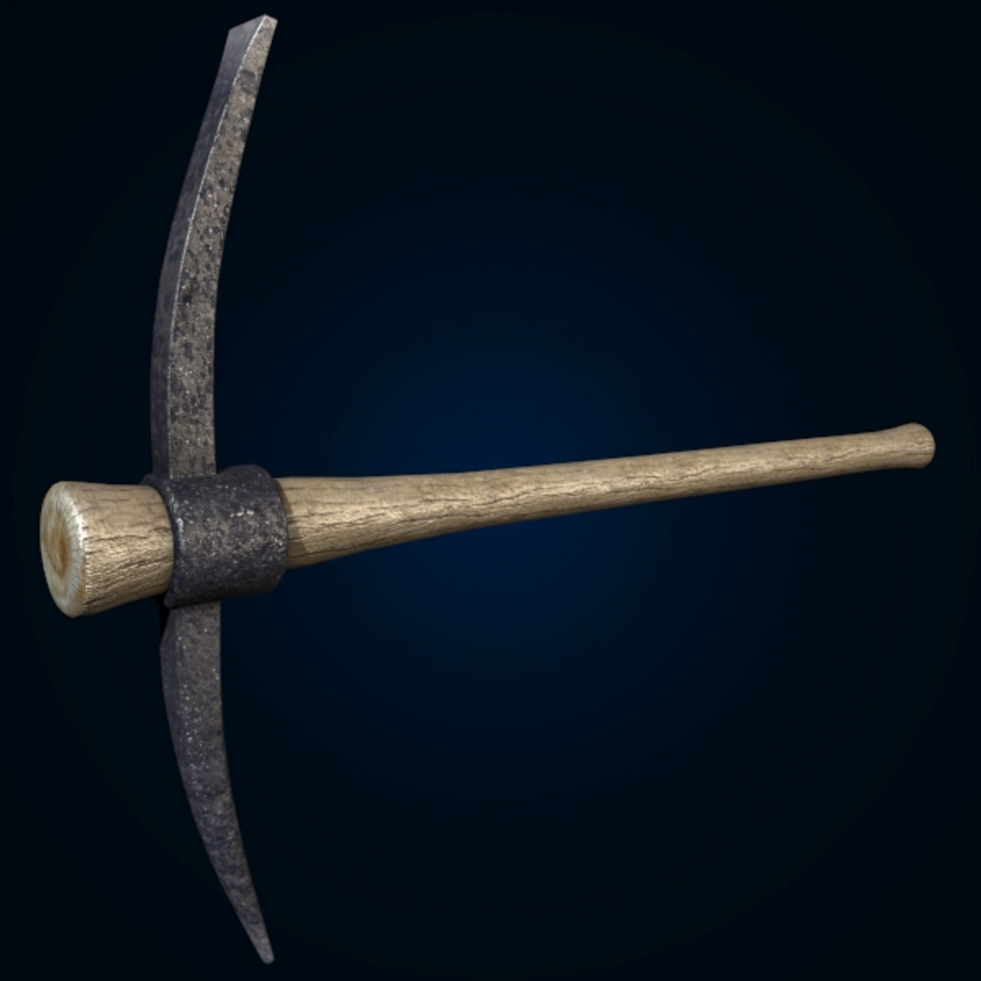 pickaxe pick axe 3d max