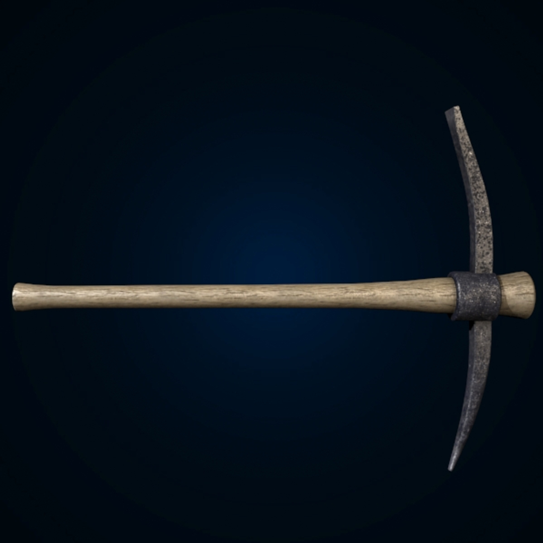 pickaxe pick axe 3d max