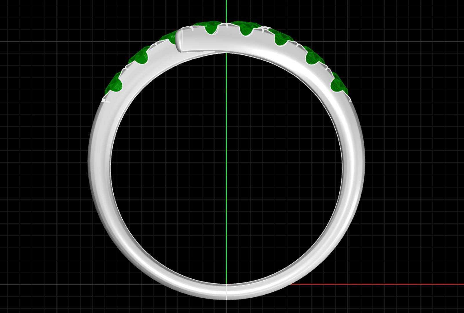 Pave Contrarier Ring 3D Model - TurboSquid 2228552
