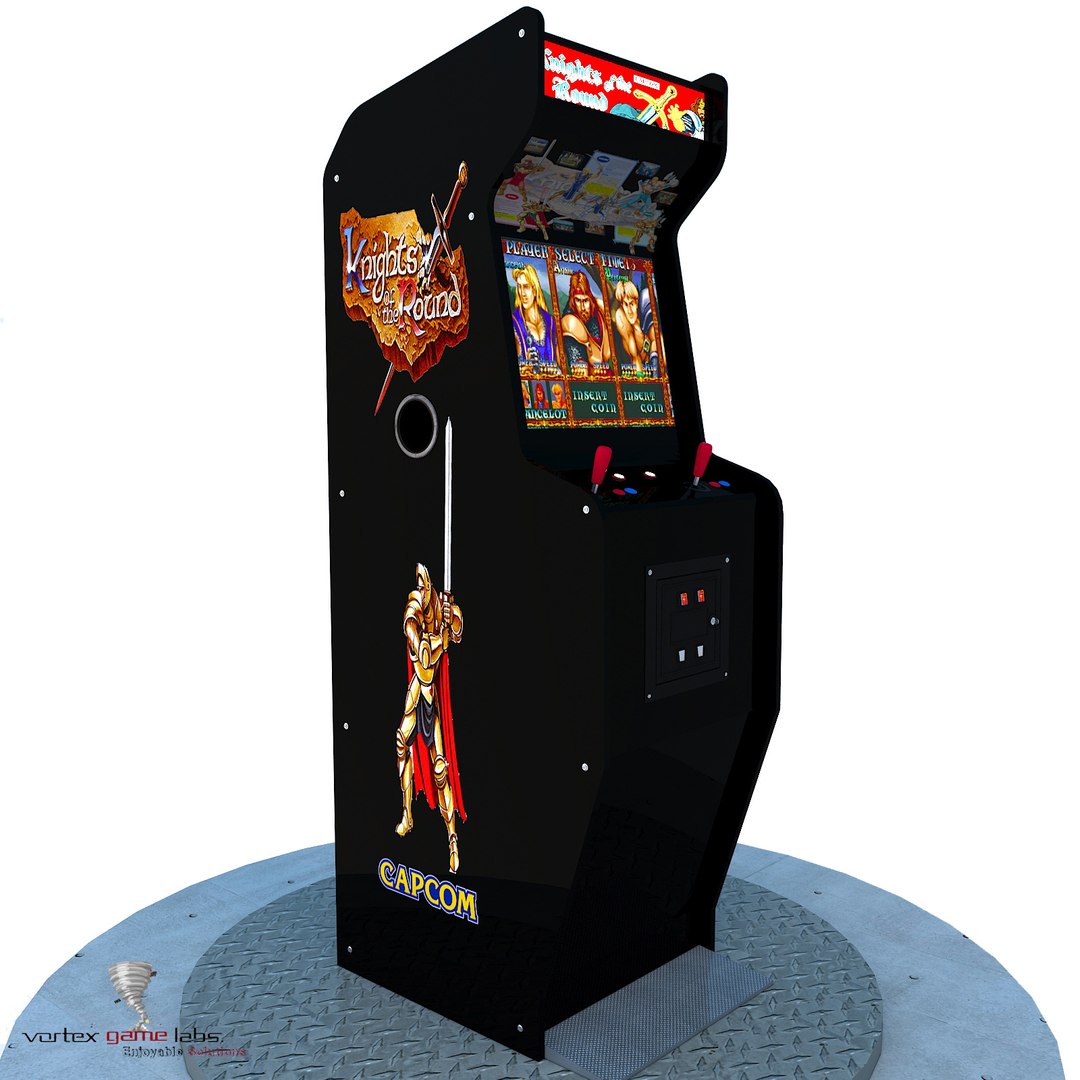 Classical Arcade Knights 3d Max