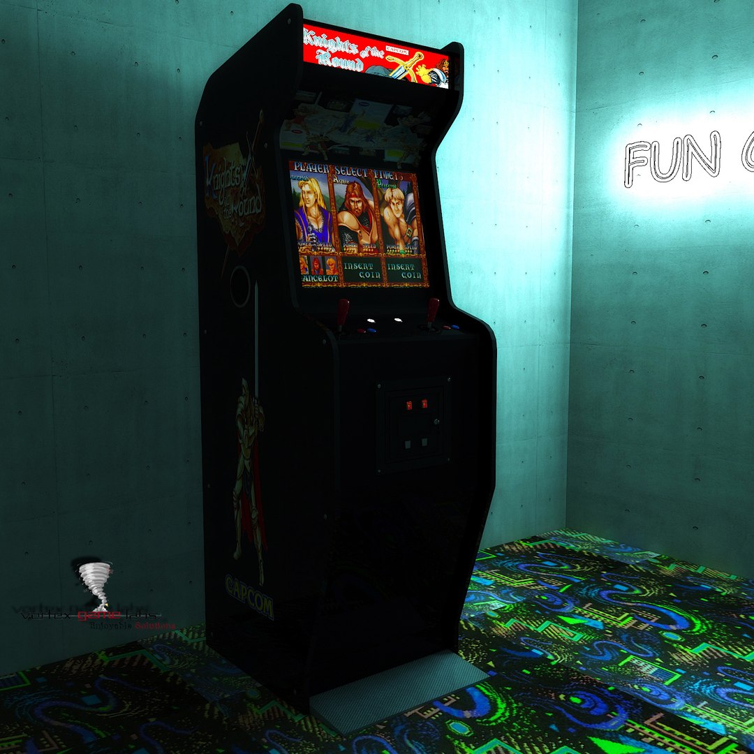Classical Arcade Knights 3d Max