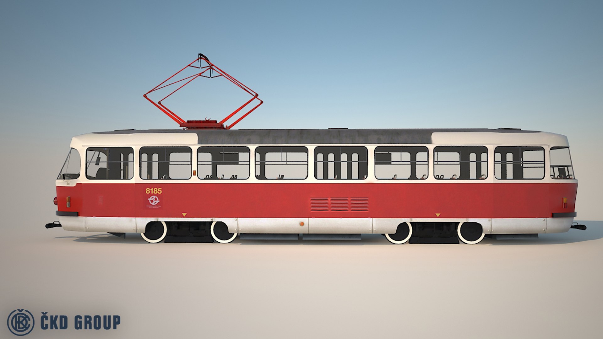 3d Model Tatra City Tram