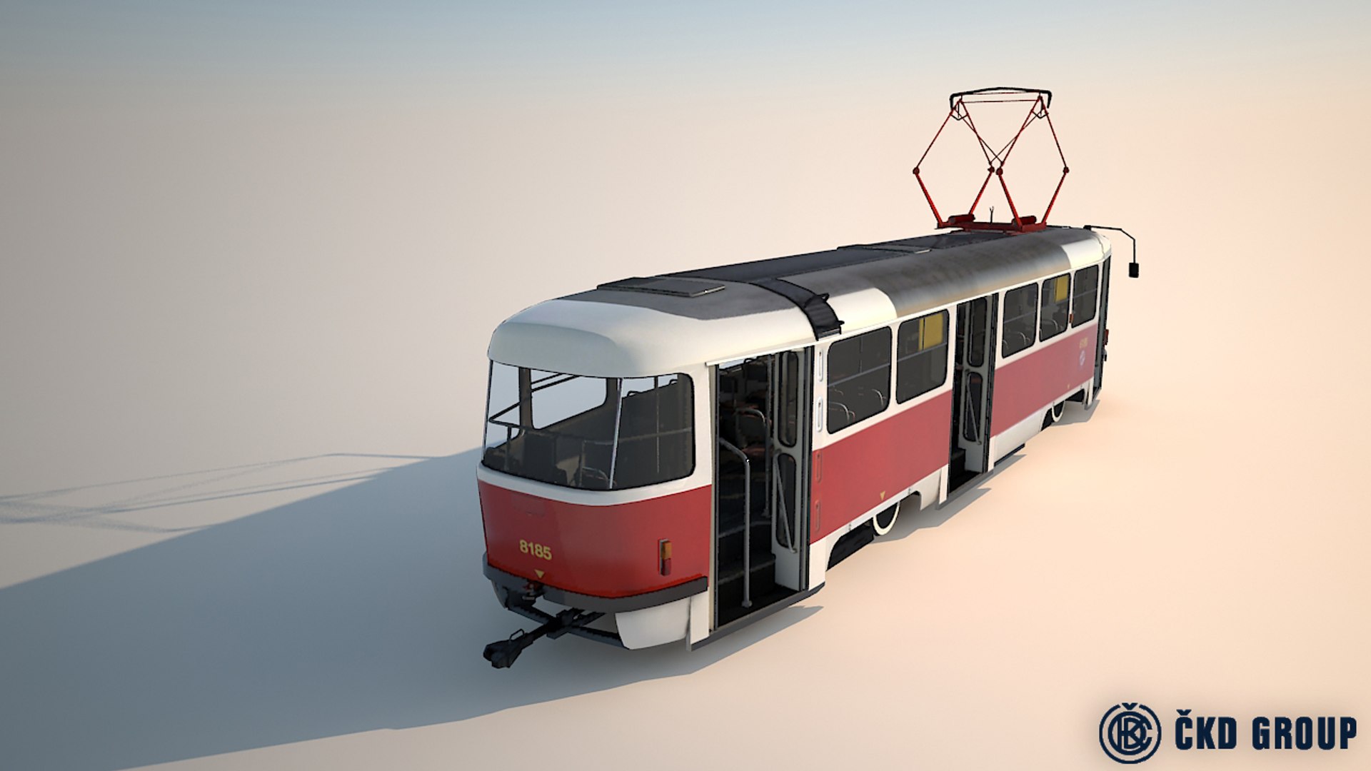 3d Model Tatra City Tram