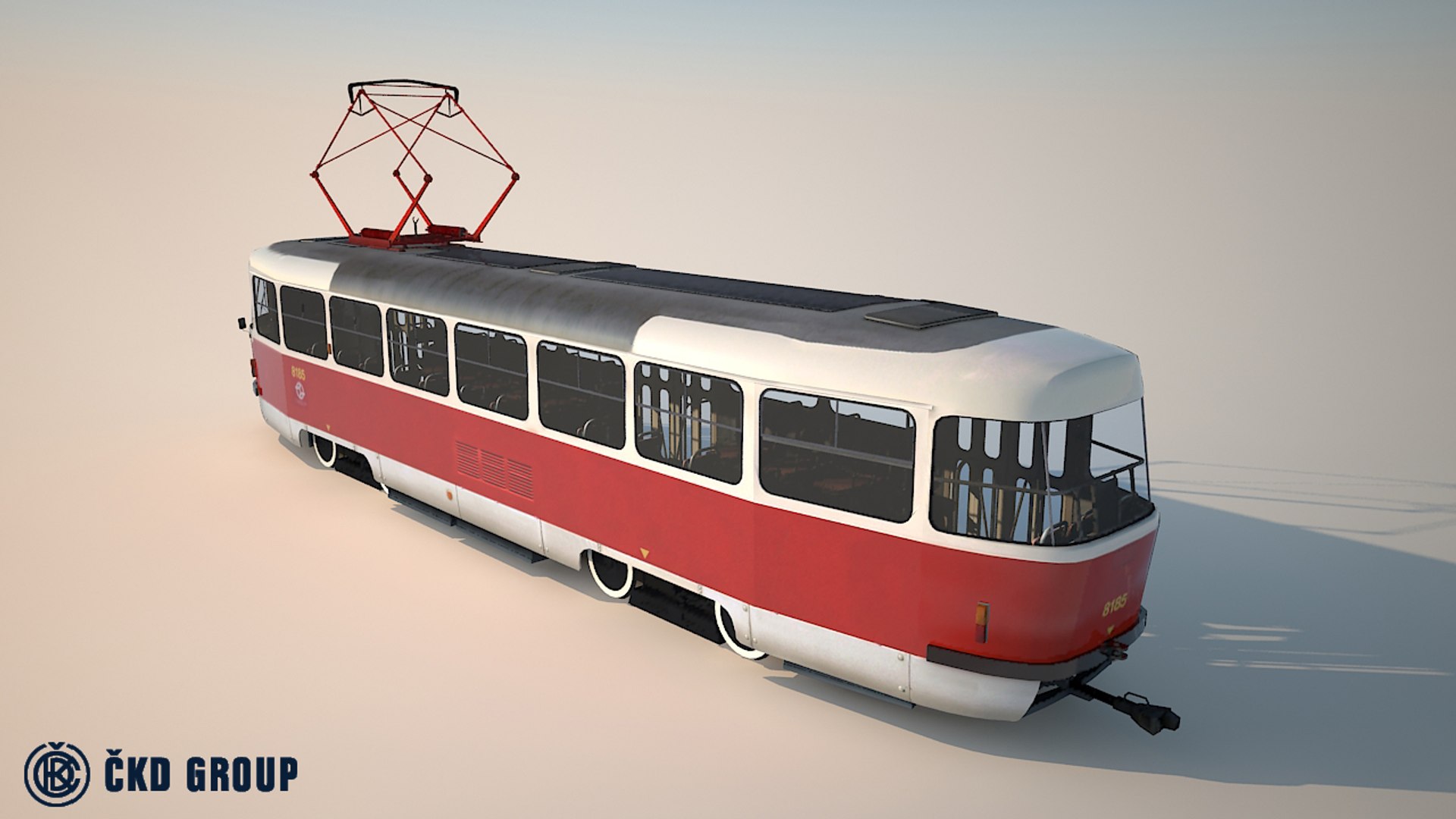 3d Model Tatra City Tram